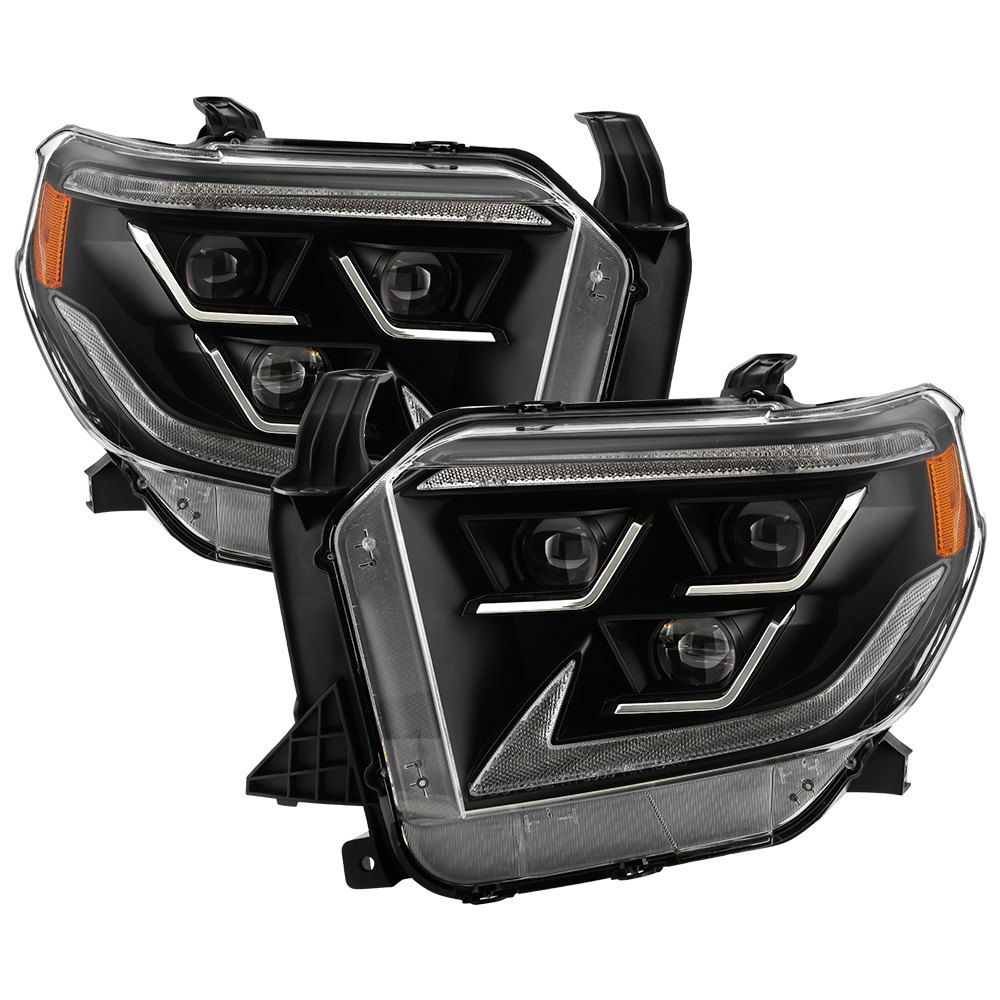 Spyder® PRO-CH-TTU14CS-FLED-BK - Driver and Passenger Side Black ...