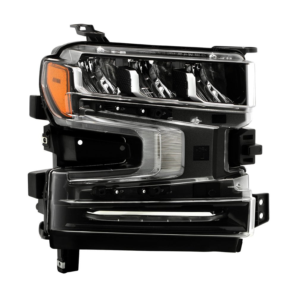 Spyder® - Chevy Silverado 1500 with Factory LED Headlights 2021 Black ...