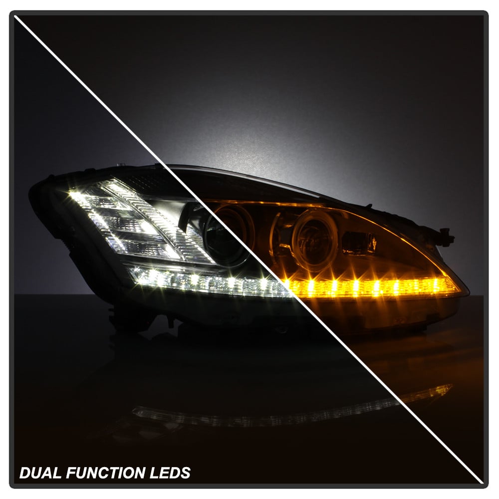 Spyder® PRO-JH-MBW22107-HID-C - Driver and Passenger Side Chrome ...