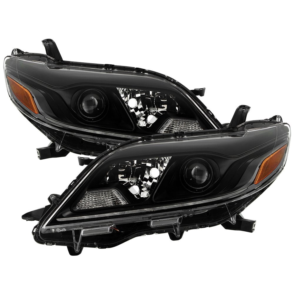 Spyder® PRO-JH-TSIE11-LED-AM-BK - Driver and Passenger Side Black ...