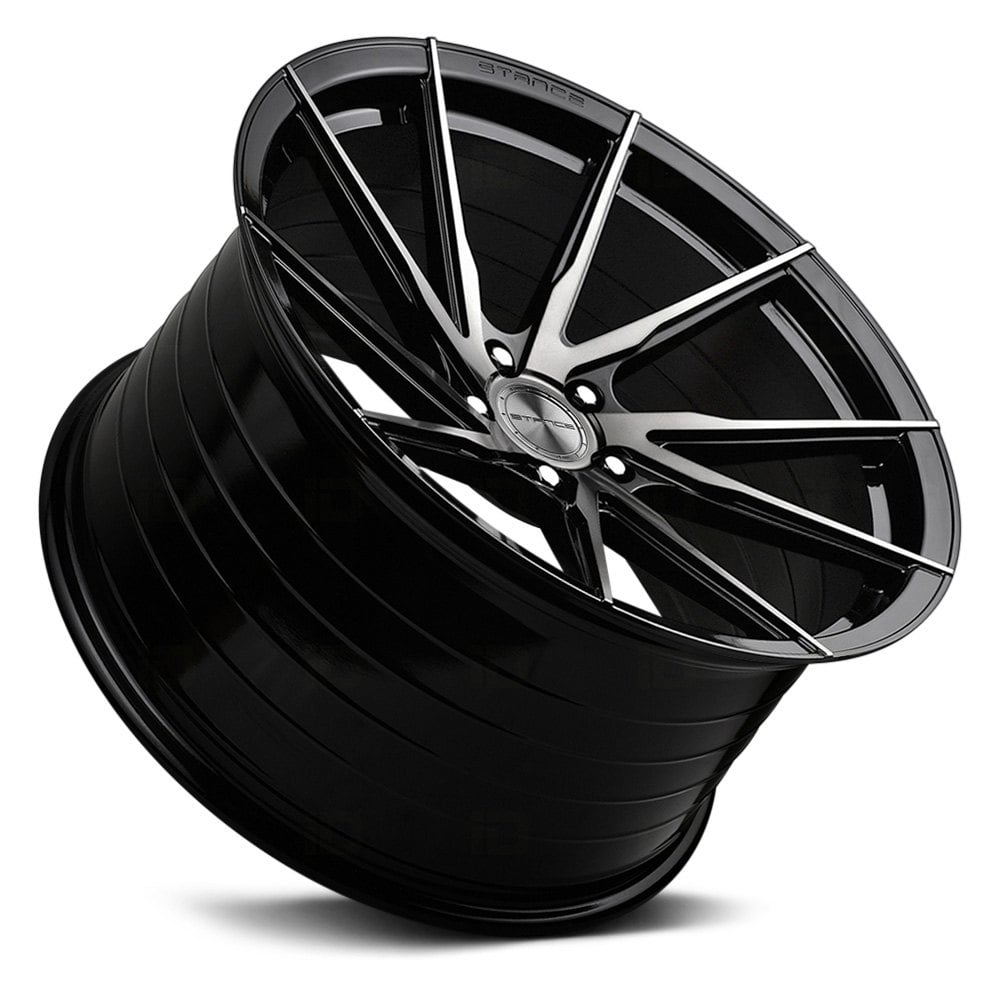 STANCE® SF01 Wheels - Gloss Black with Tinted Face Rims