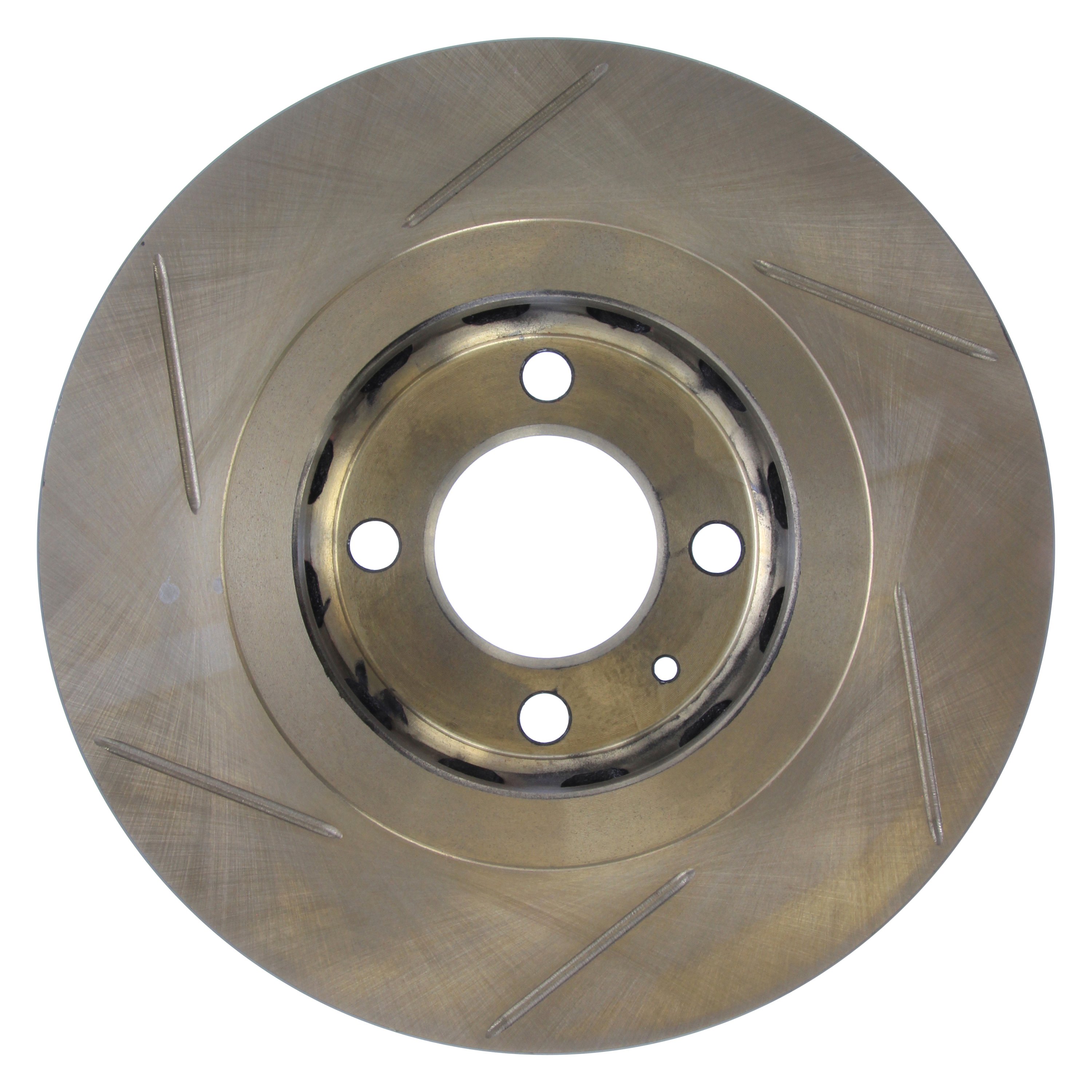 StopTech® 126.33028SL - Sport Slotted 1-Piece Front Driver Side Brake Rotor