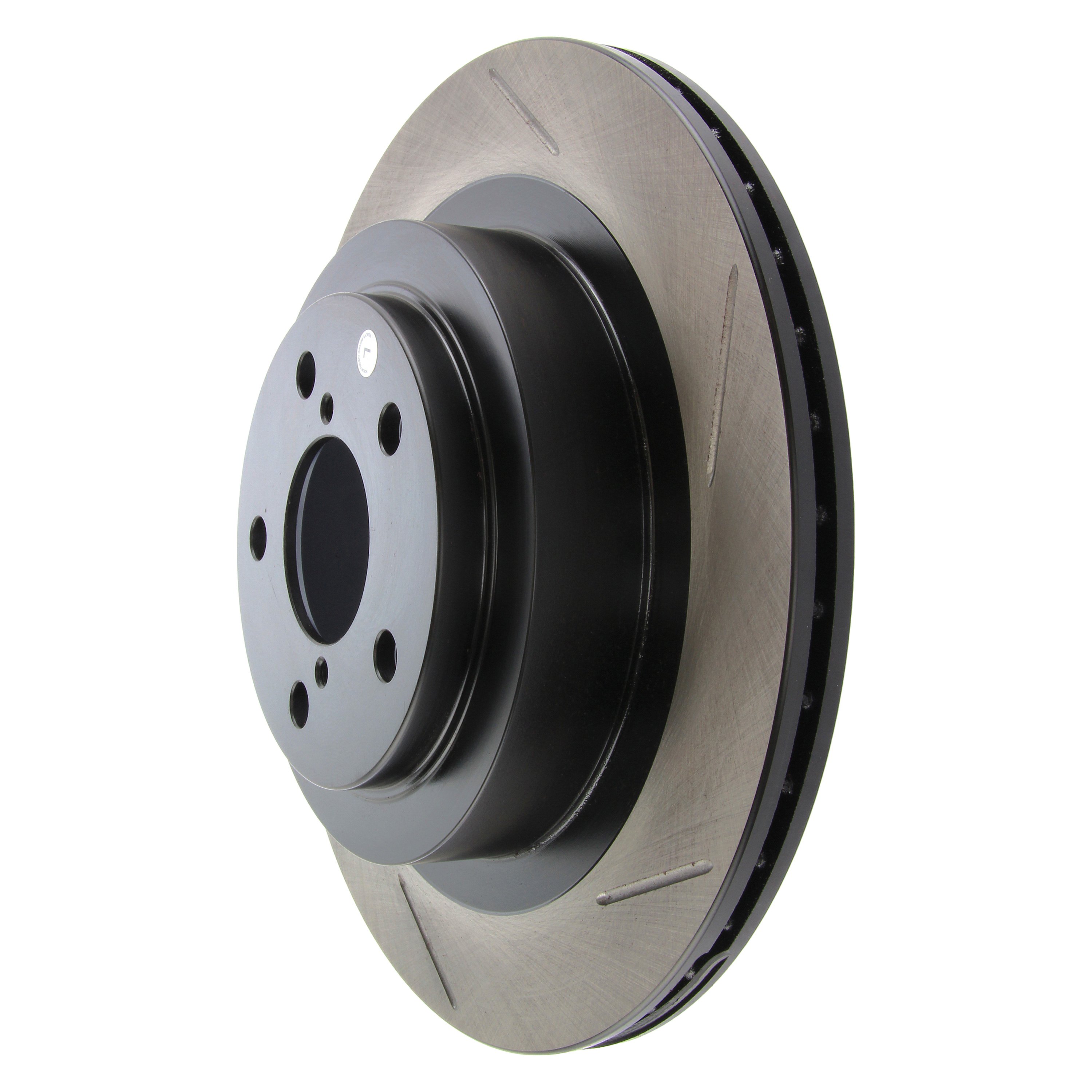 StopTech® 126.47025SL - Sport Slotted 1-Piece Rear Driver Side Brake Rotor