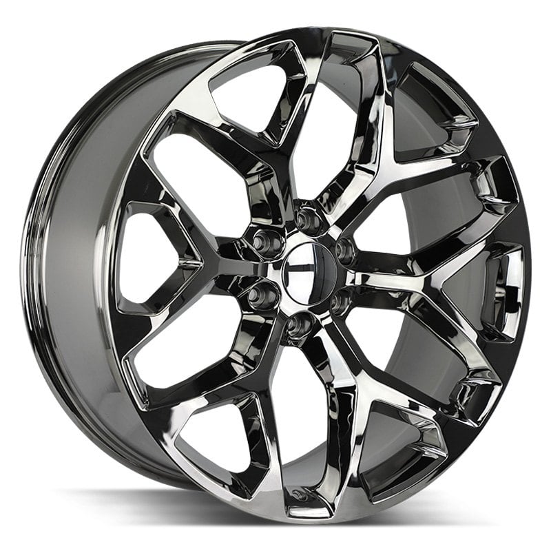 STRADA OE REPLICA® SNOWFLAKE REPLICA Wheels - Black Chrome Rims - R176 ...