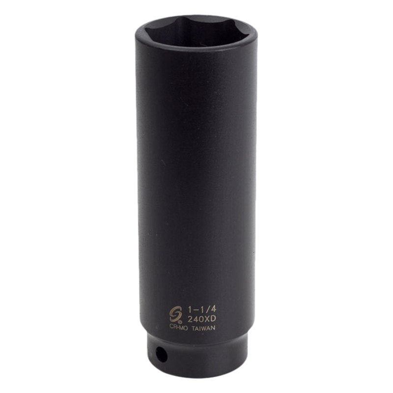 Sunex® 240XD - 1/2" Drive 1-1/4" 6-Point Extra-Deep Impact Socket