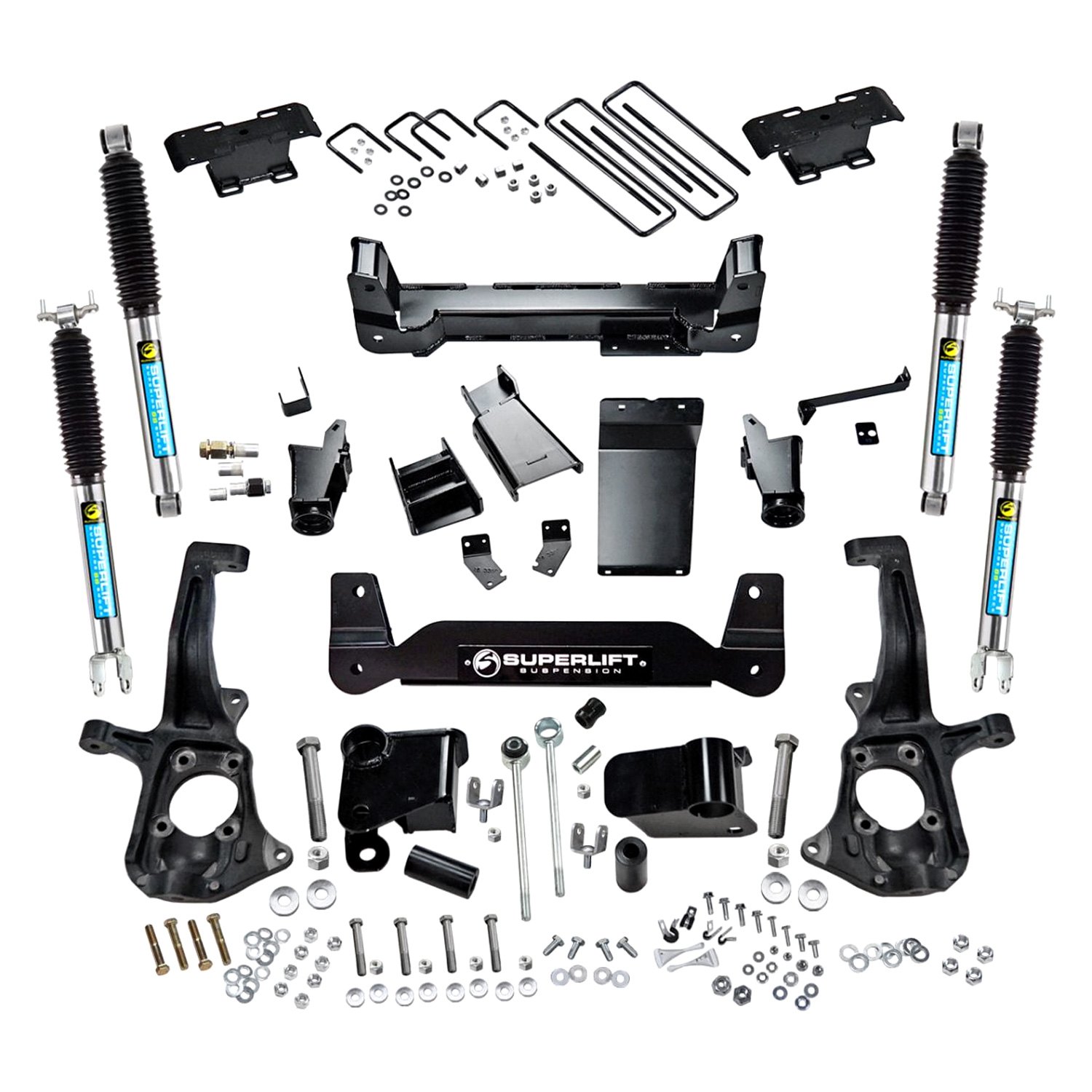 Superlift® K150B - 6" x 5" Standard Front and Rear Suspension Lift Kit