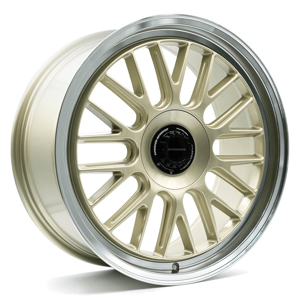 SUPERSPEED® RF01 NEO Wheels - Gold with Machined Lip Rims ...
