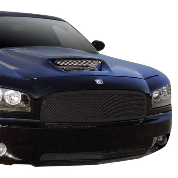 T-Rex® 52475 - 1-Pc Upper Class Series Black Formed Mesh Bumper Grille