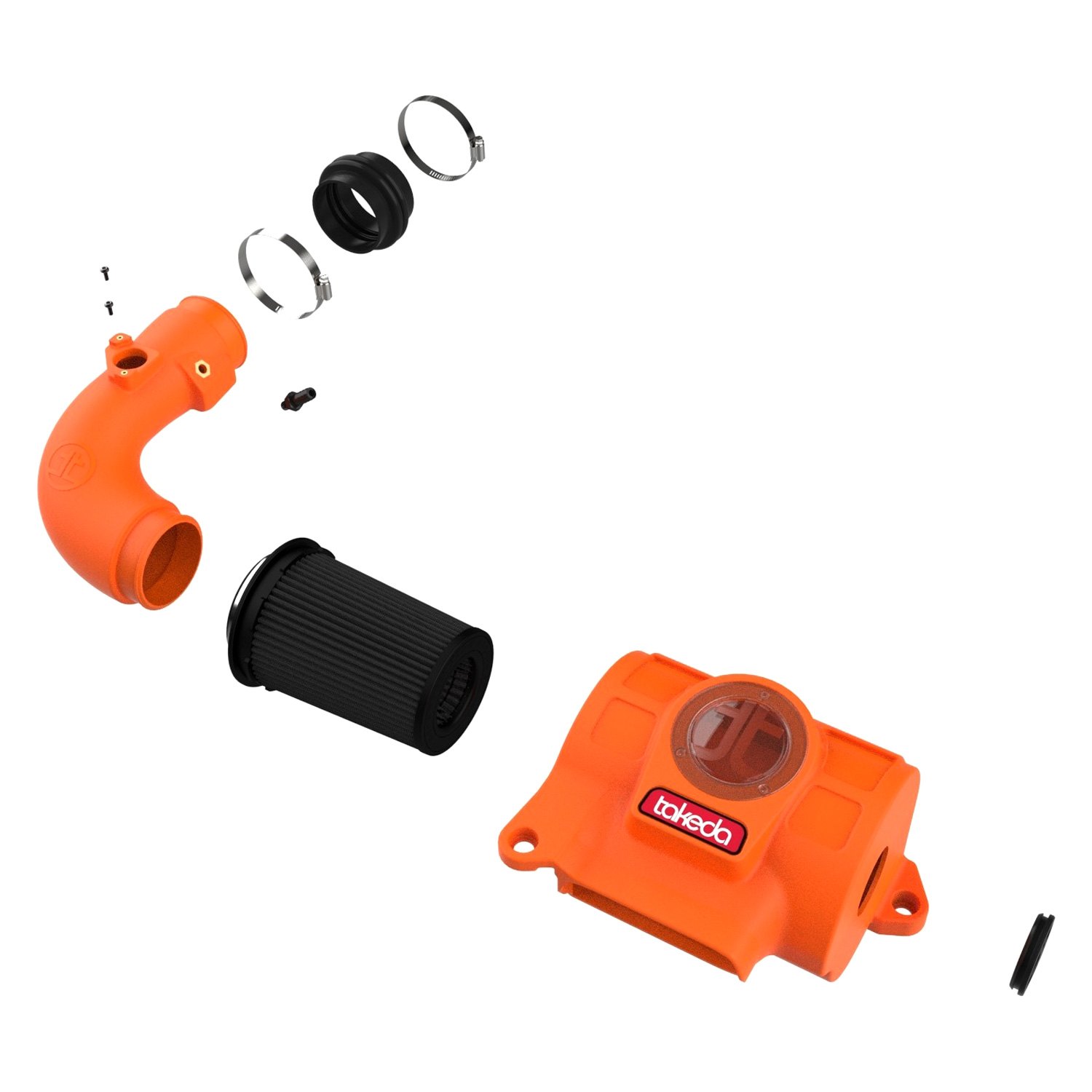Takeda® 56-70056KN - Momentum® Orange Cold Air Intake System with Pro ...