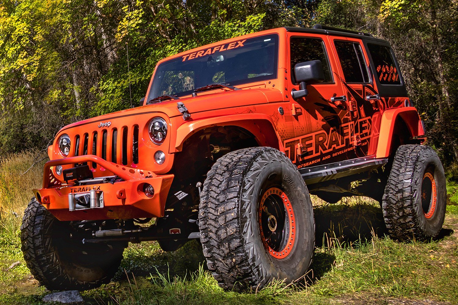 TeraFlex® 1326000 - 6" x 6" Alpine CT6 Long Arm Front and Rear ...