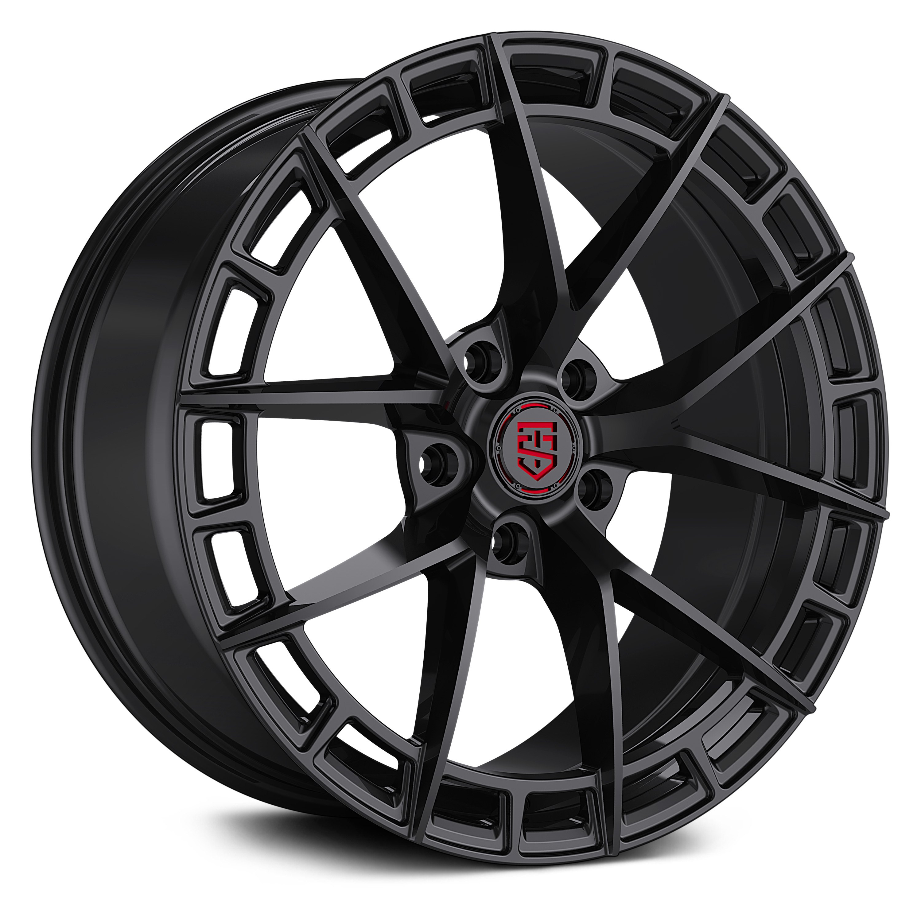 TIS MOTORSPORTS® 504B Wheels - Gloss Black Rims