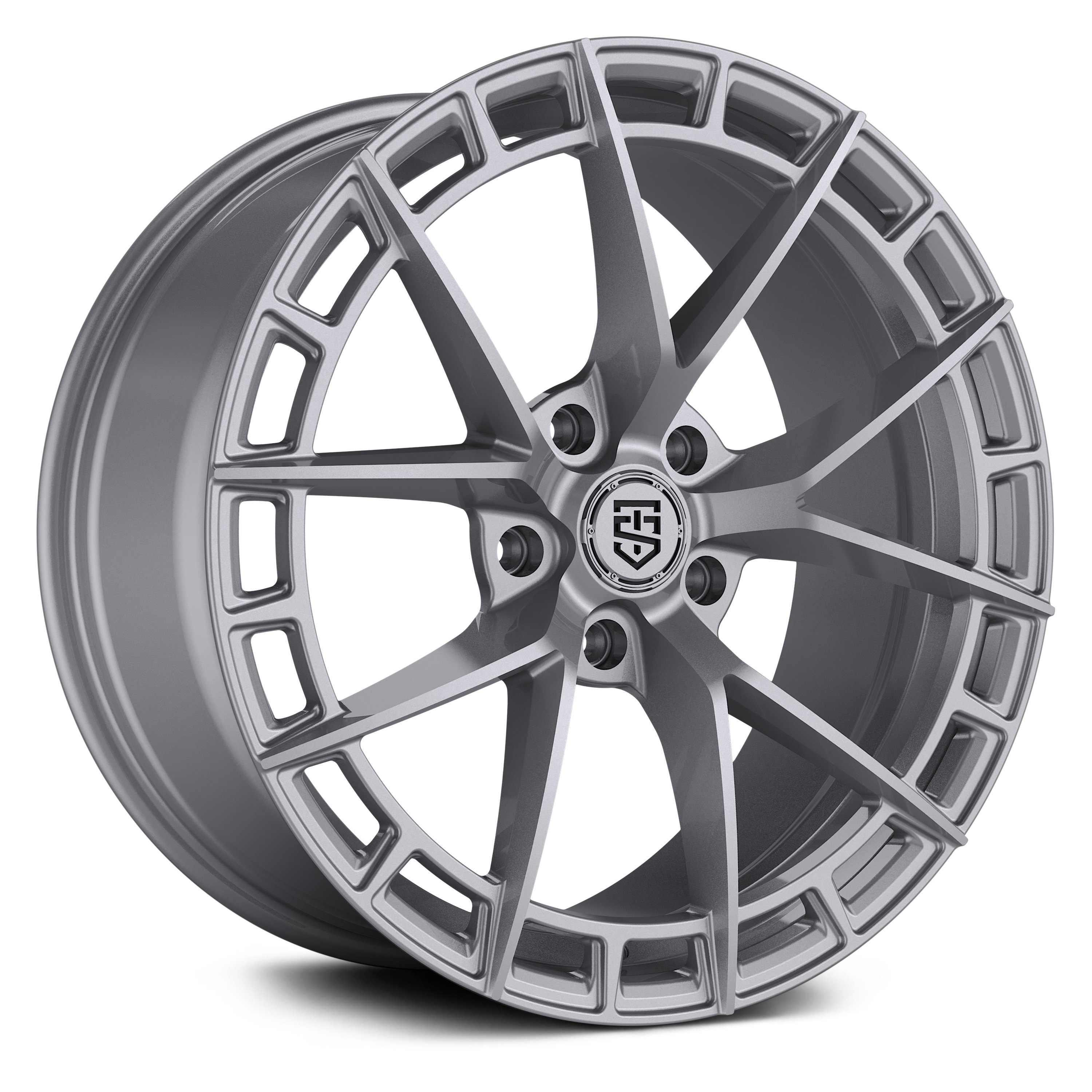 TIS MOTORSPORTS® 504S Wheels - Gloss Silver Rims - 504S-8804435