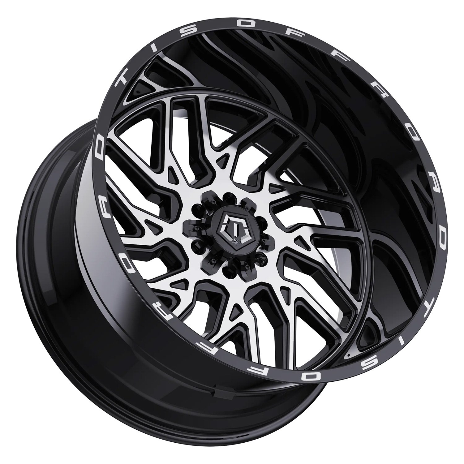 TIS® 544MB Wheels - Gloss Black with Machined Face Rims