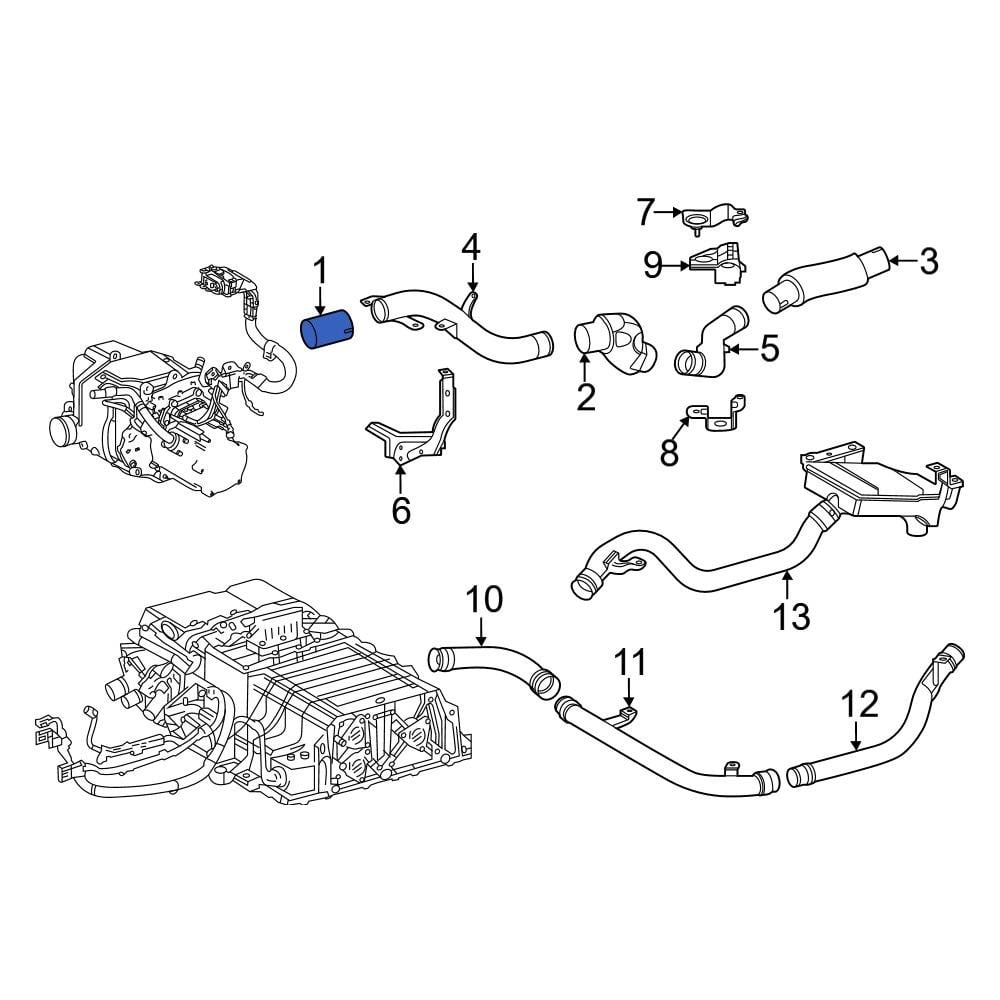 Toyota OE 17B1377030 - Front Exhaust Pipe Connector