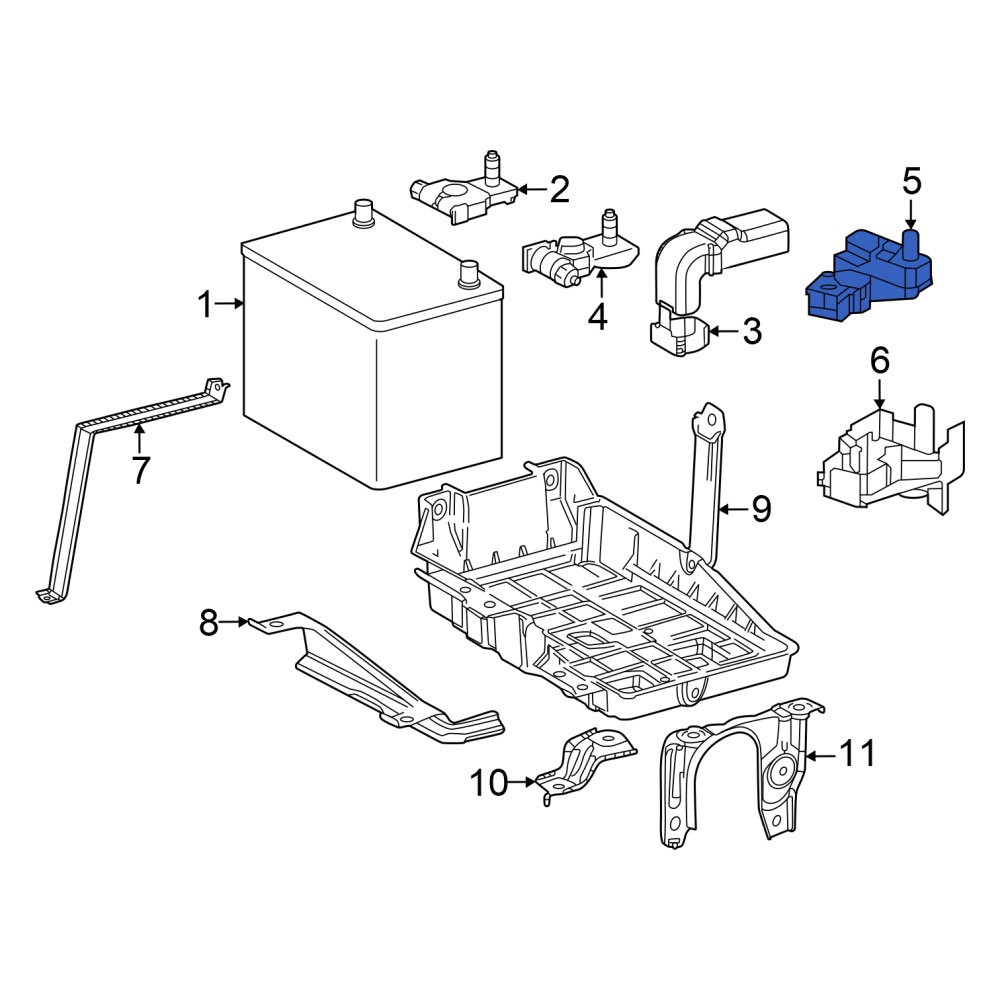 Toyota OE 28850K0010 - Battery Current Sensor