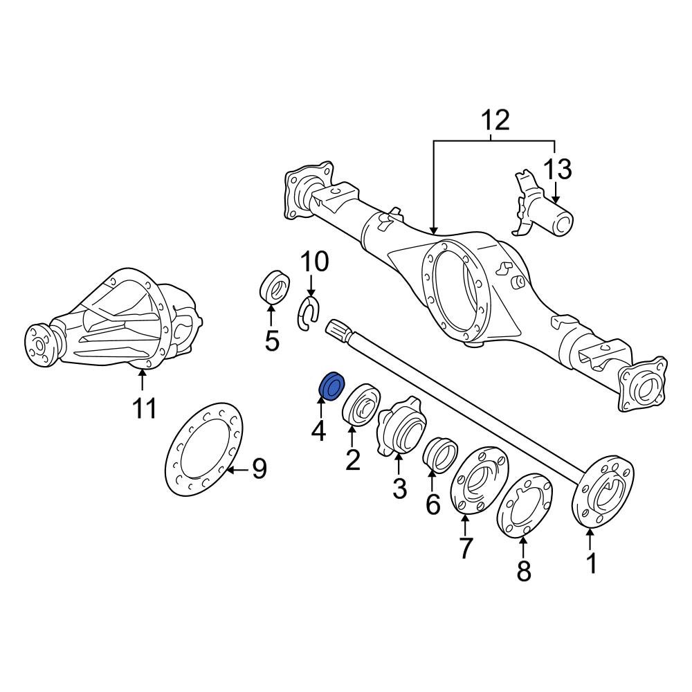 Toyota OE 4242320010 - Drive Axle Shaft Retaining Ring