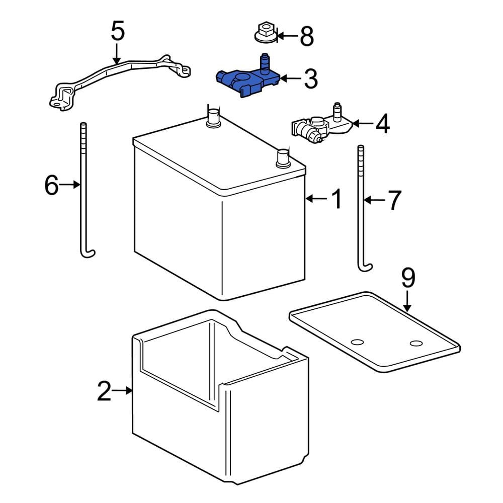 Toyota OE 9098206059 - Battery Cable Terminal End