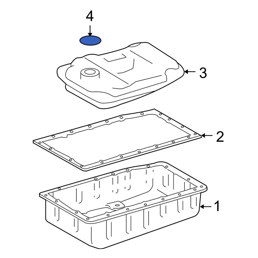 Toyota OE 9030131014 - Automatic Transmission Filter O-Ring