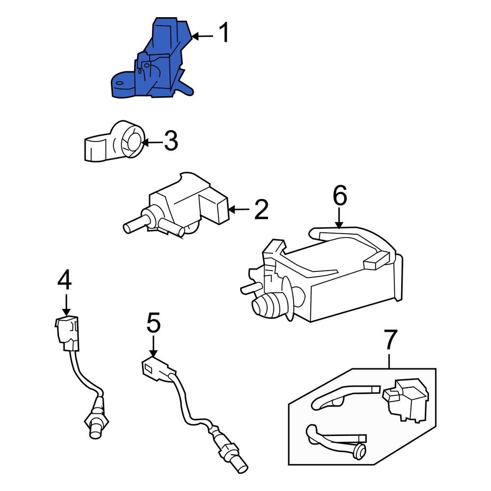 Toyota OE 258600P010 - Secondary Air Injection Control Valve