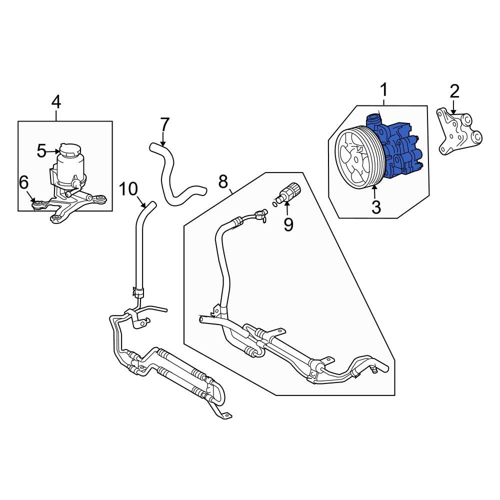Toyota OE 443100C090 - Power Steering Pump