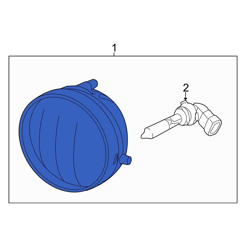 Toyota OE 8122002160 - Front Left Fog Light
