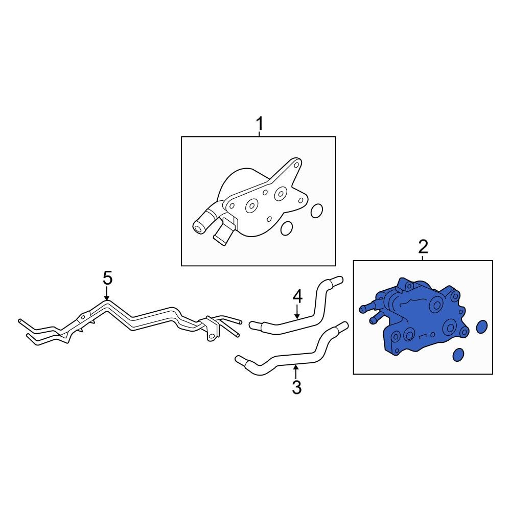 Toyota OE 3349034010 - Automatic Transmission Oil Cooler