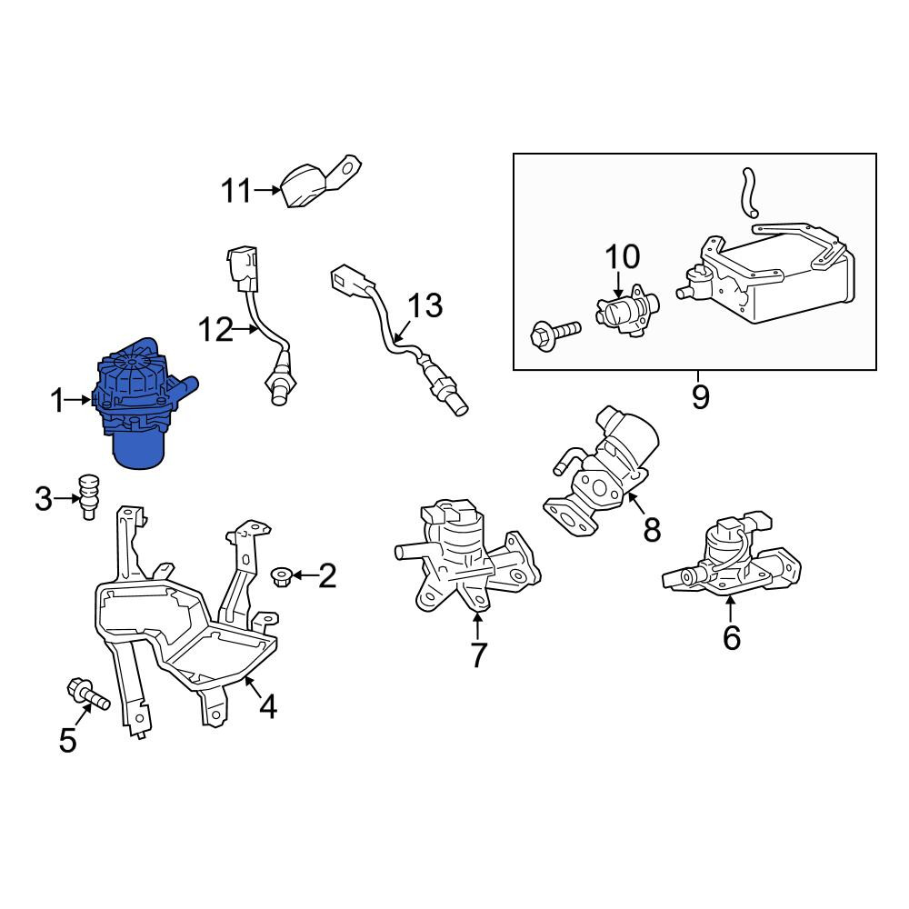 Toyota OE 176100S030 - Secondary Air Injection Pump