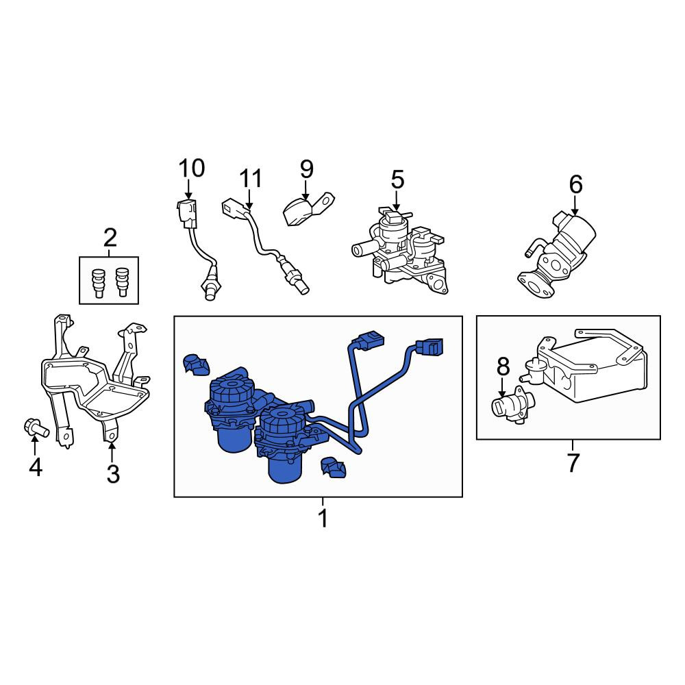 Toyota OE 176100S030 - Secondary Air Injection Pump