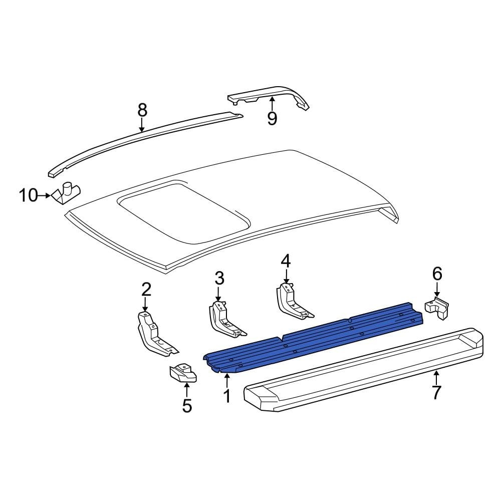 Toyota OE 517710C030 - Running Board