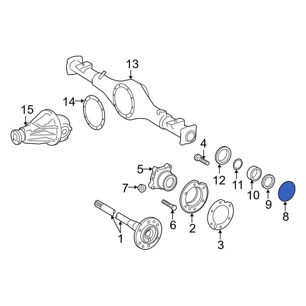 Toyota OE 90310A0004 - Rear Drive Axle Shaft Seal