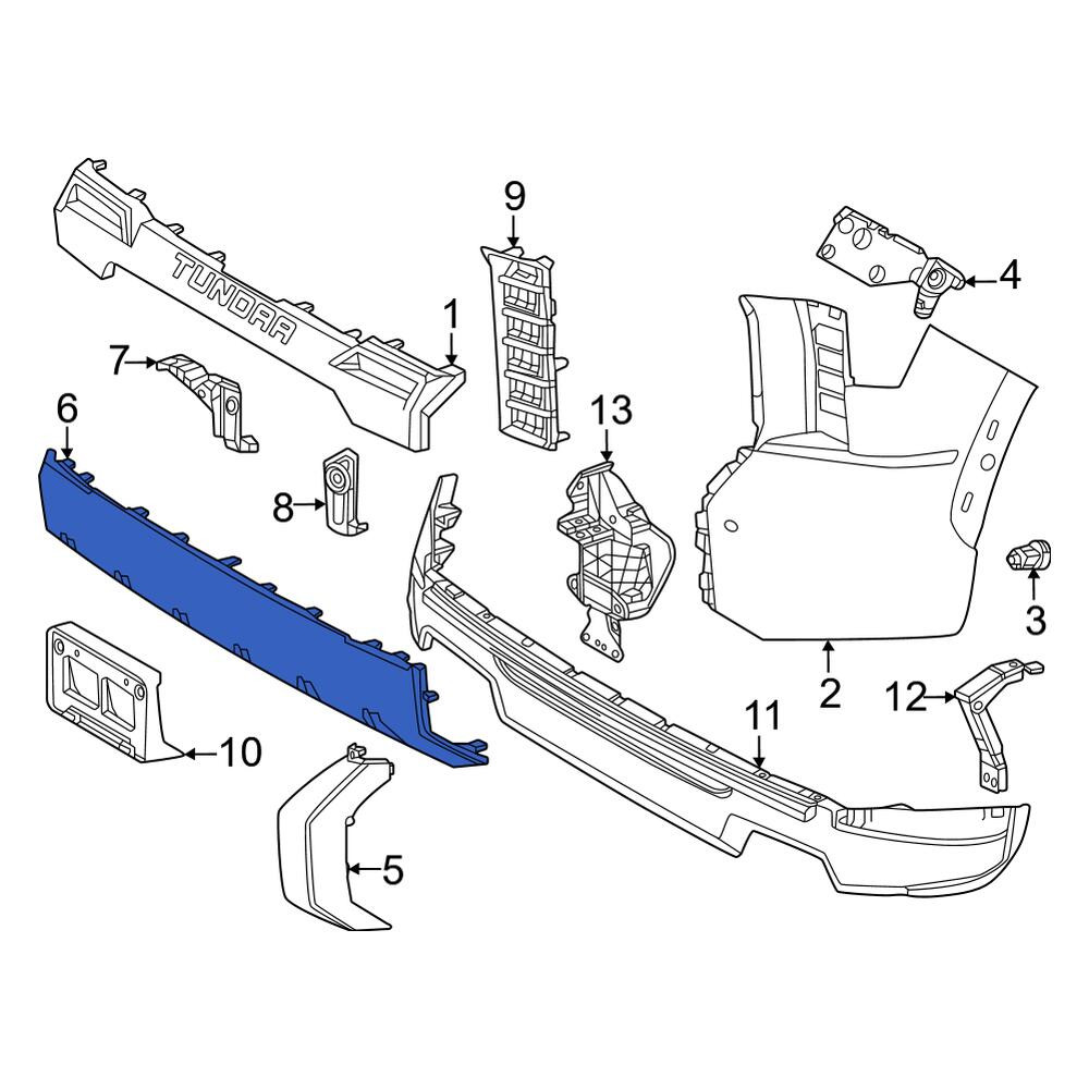 Toyota OE 539110C110 - Front Valance Panel
