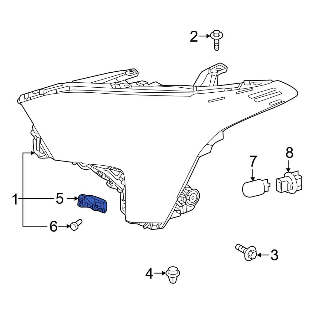 Toyota OE 811860C230 - Left Headlight Bracket