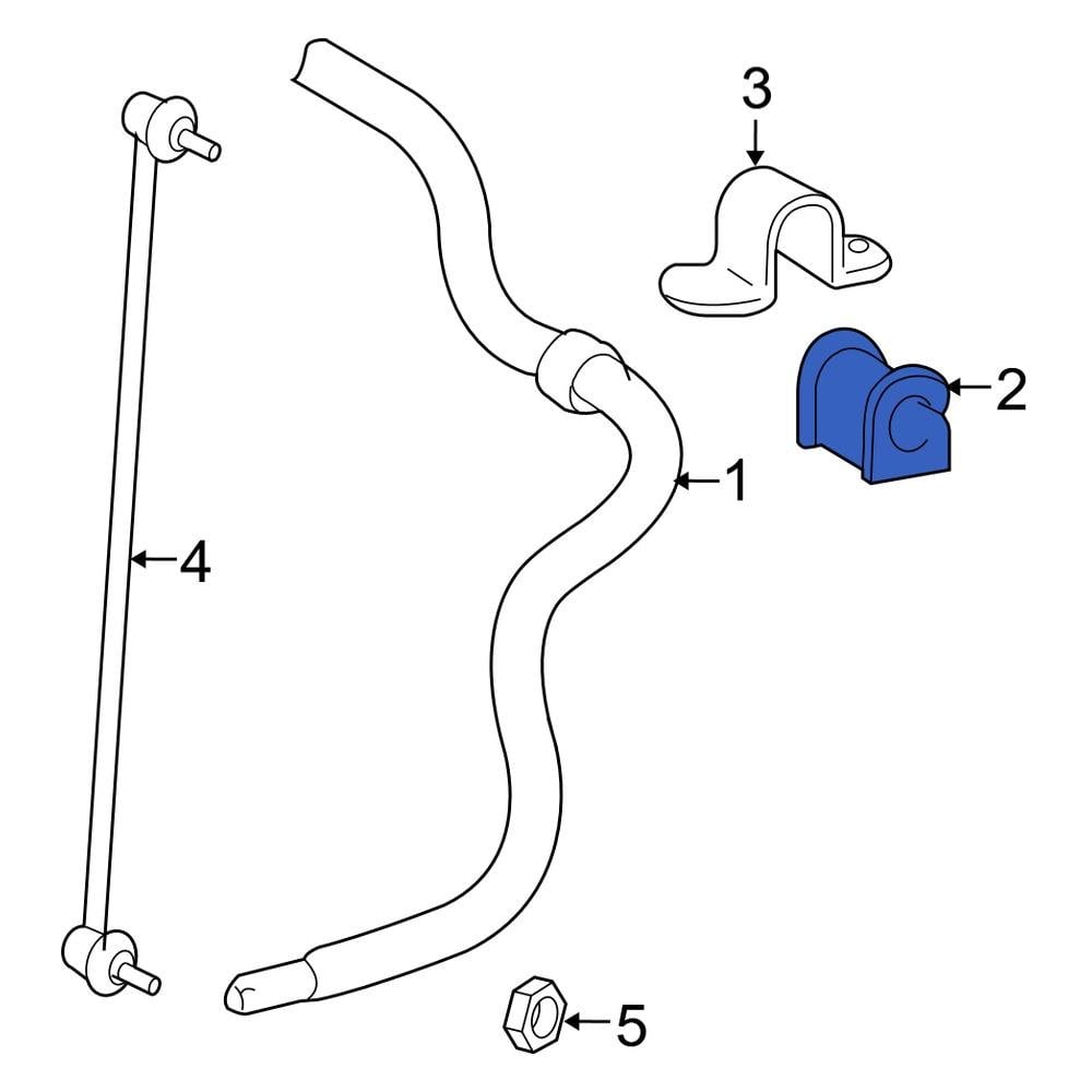 Toyota OE 4881552090 - Front Suspension Stabilizer Bar Bushing