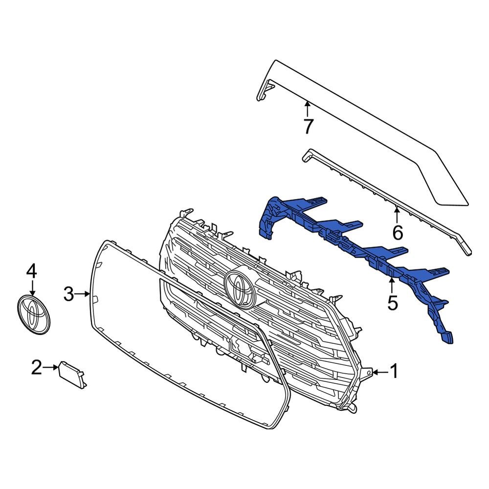 Toyota OE 531130C060 - Grille Bracket