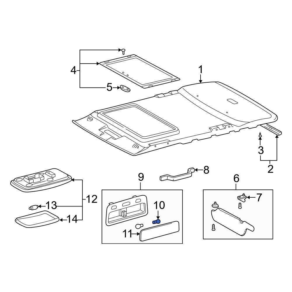 Toyota OE 9098112005 - Map Light Bulb