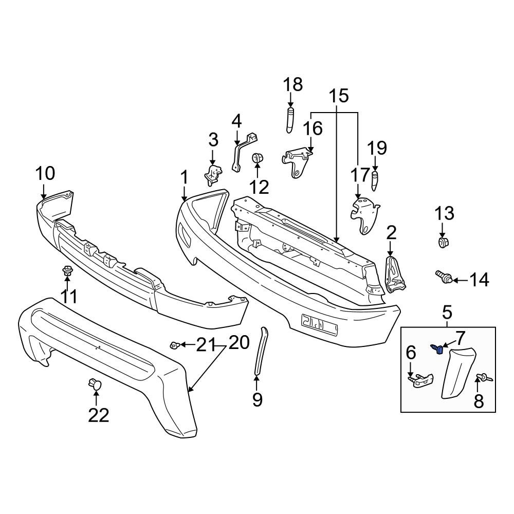 Toyota OE 5249135010 - Front Wheel Arch Flare Bolt