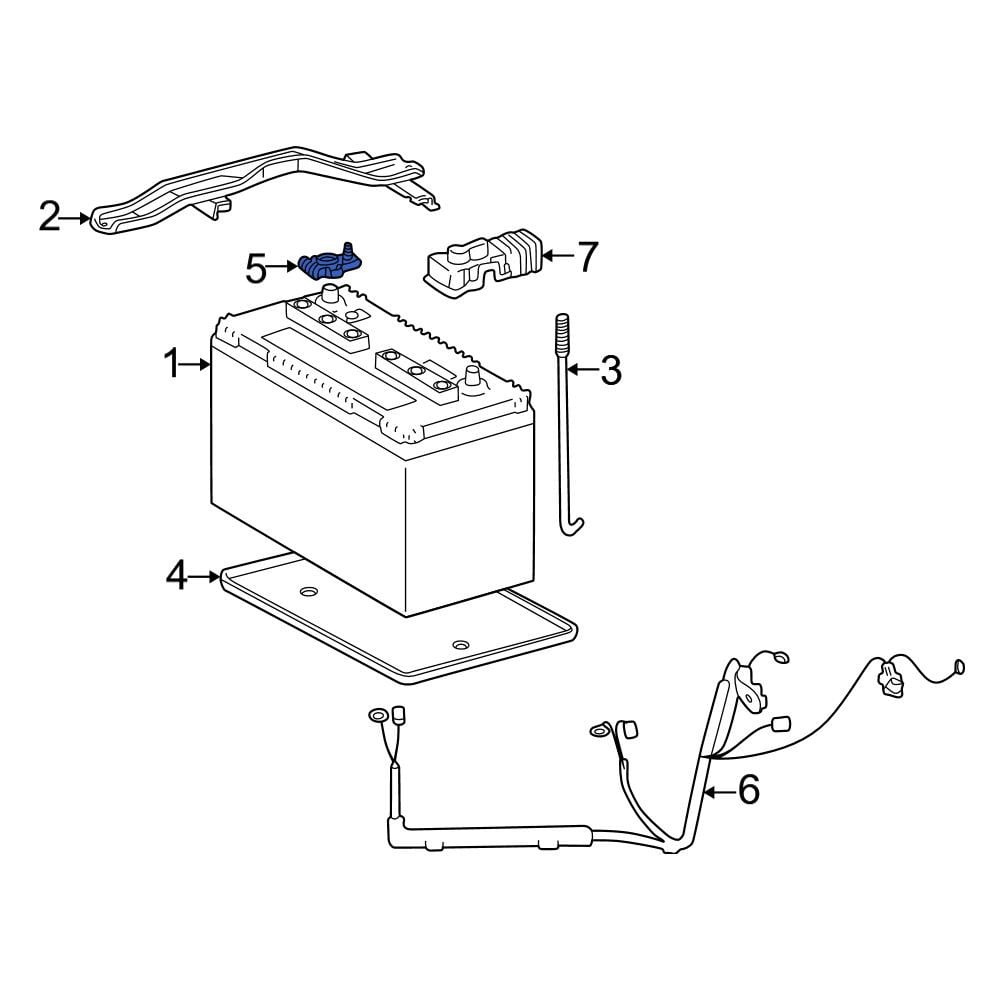 Toyota OE 9098205035 - Battery Cable Terminal End