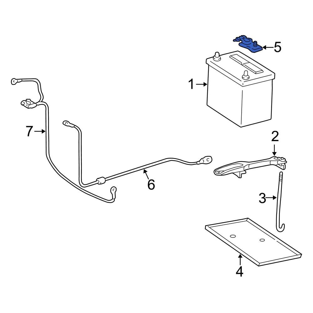 Toyota OE 9098205035 - Battery Cable Terminal End
