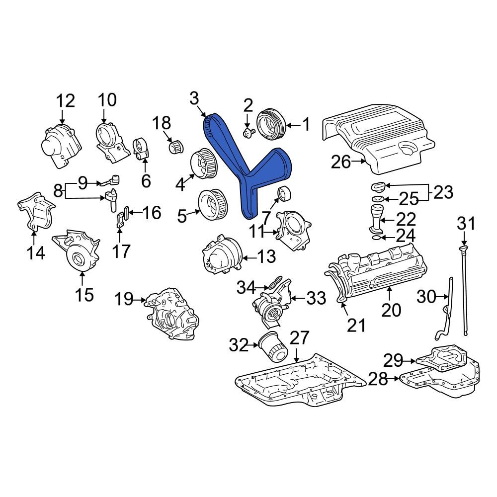 Toyota OE 1356809070 - Engine Timing Belt