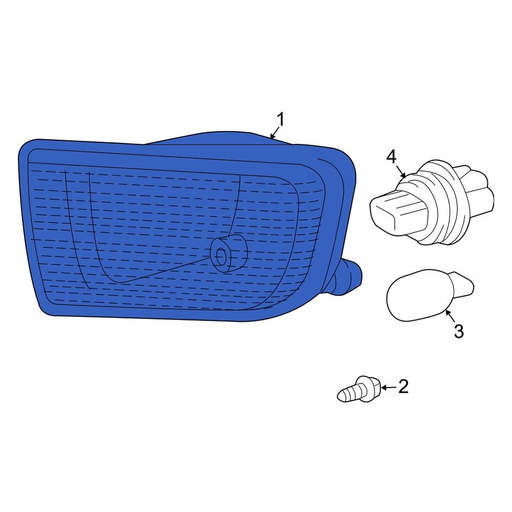 Toyota OE 8151135411 - Front Right Turn Signal Light Assembly