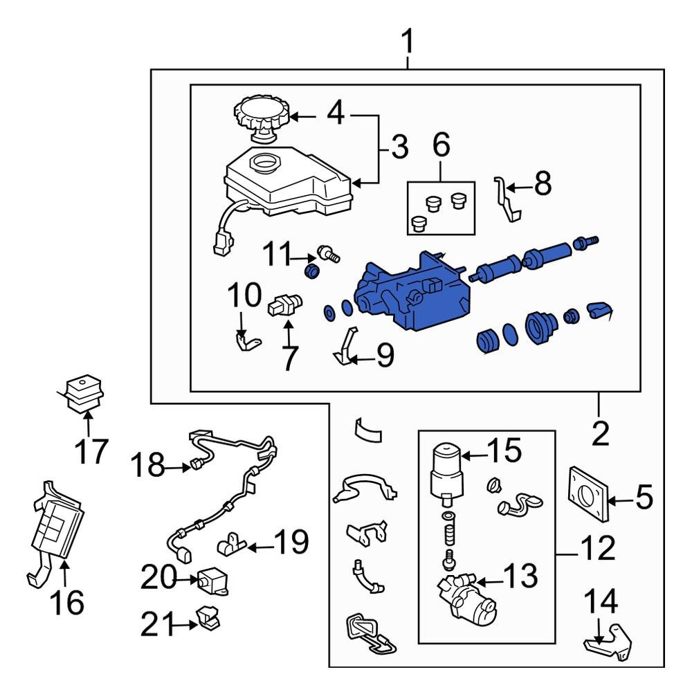 Toyota OE 4702560081 - Brake Master Cylinder