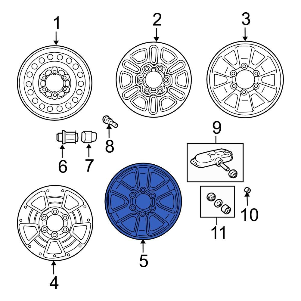 Toyota OE 4261135302 - Wheel
