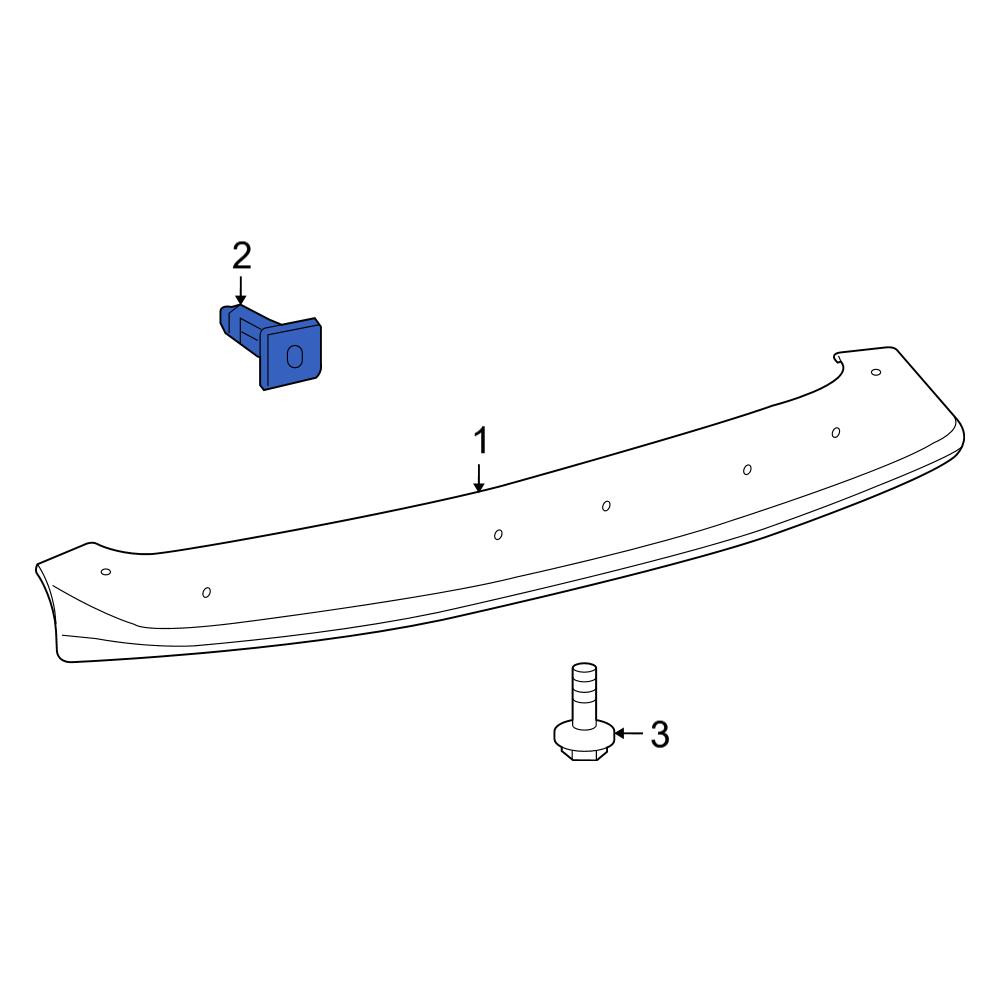 Toyota OE 768890E010 - Rear Spoiler Clip