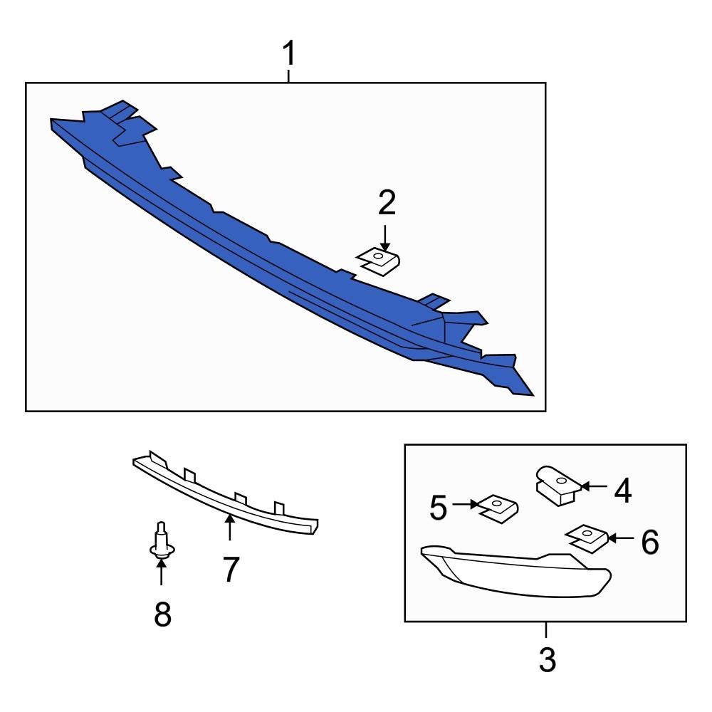 Toyota OE 5328535060 - Front Center Spoiler