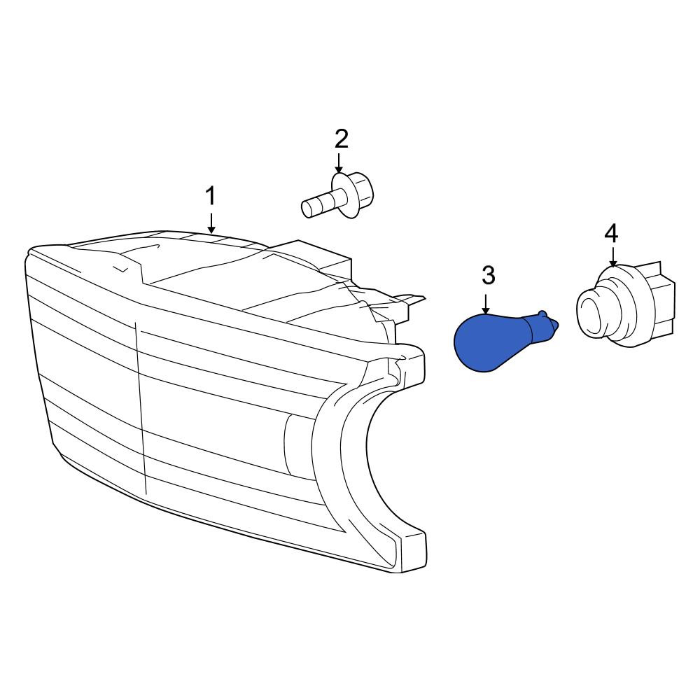 Toyota OE 9098115022 - Turn Signal & Parking Light Bulb