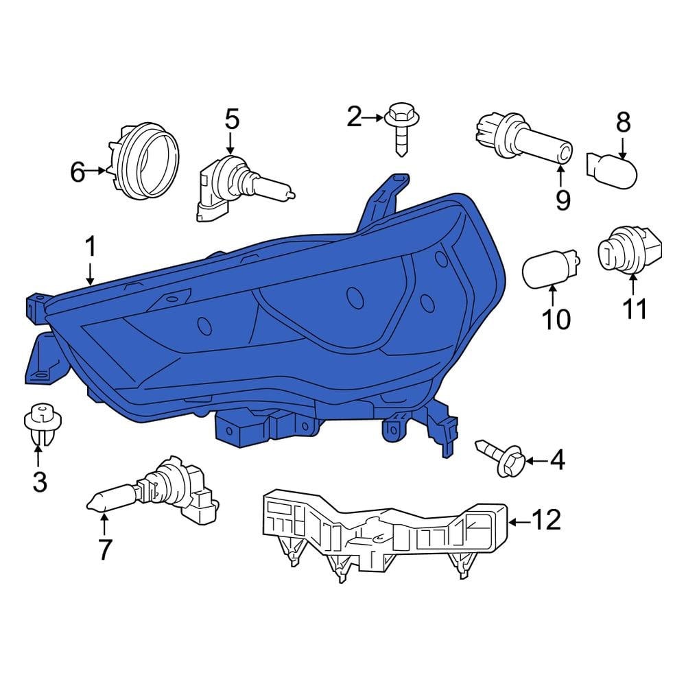 Toyota OE 8113035541 - Front Right Headlight