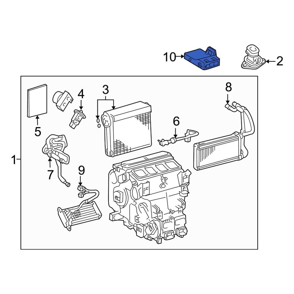 Toyota OE 8865060Q12 - A/C Compressor Control Module
