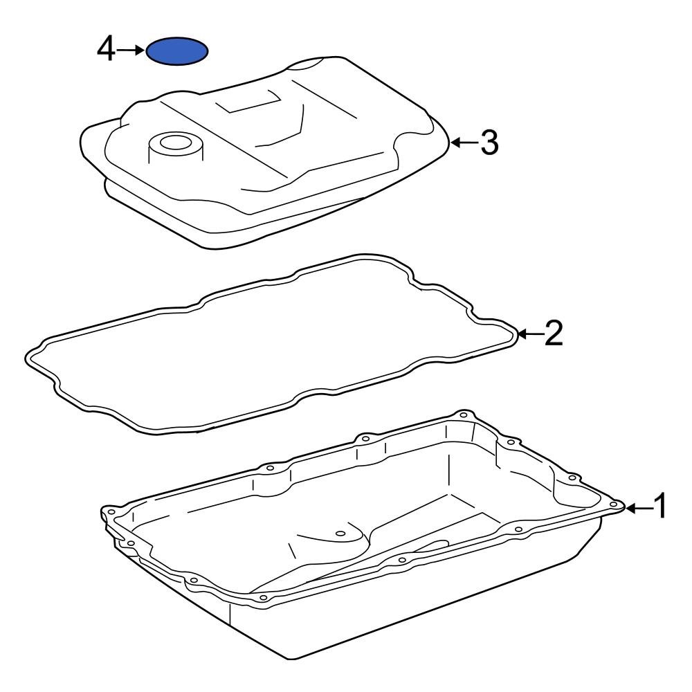 Toyota OE 9030131014 - Automatic Transmission Filter O-Ring
