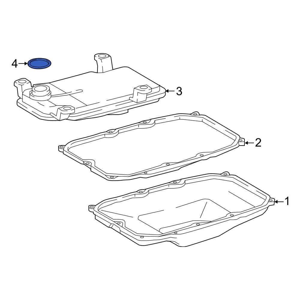 Toyota OE 9030131014 - Automatic Transmission Filter O-Ring