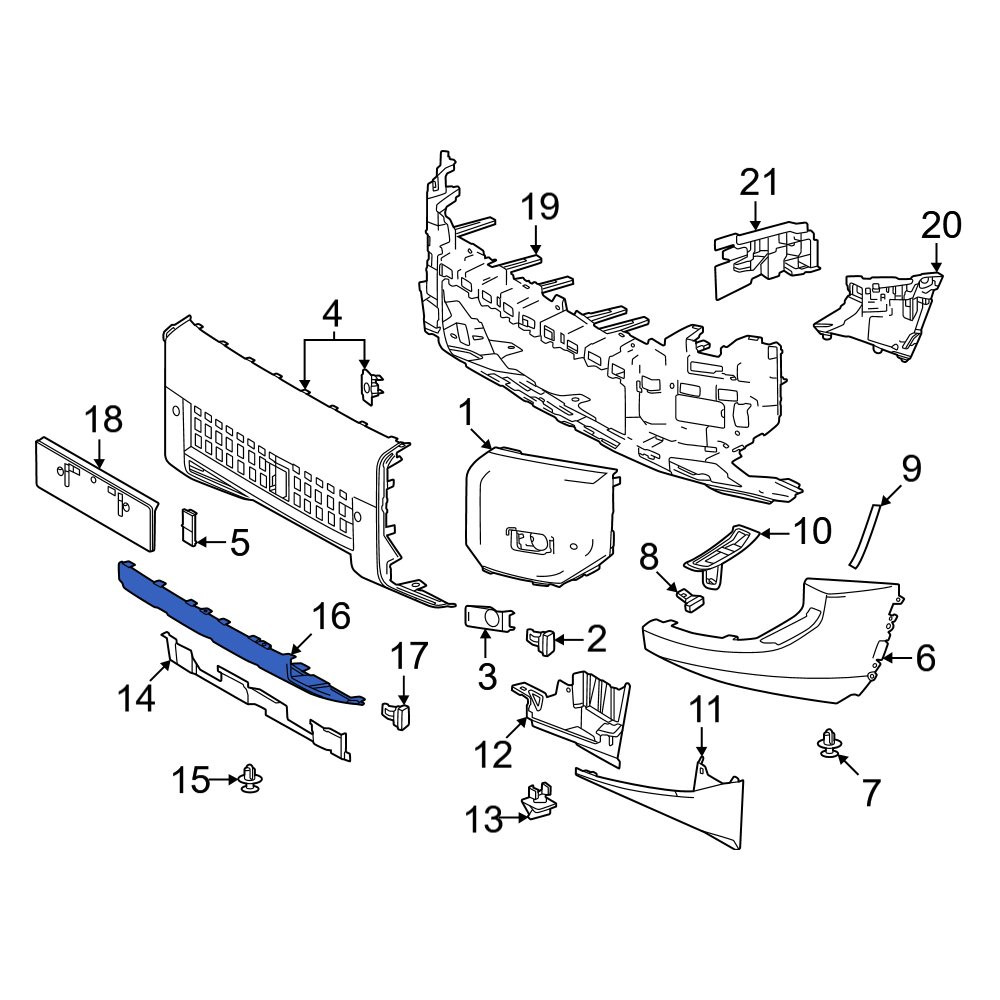 Toyota OE 5241160230 - Front Bumper Guard
